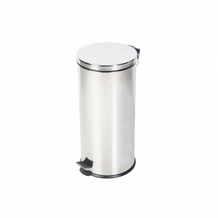 Cos gunoi inox cu pedala, 30 litri