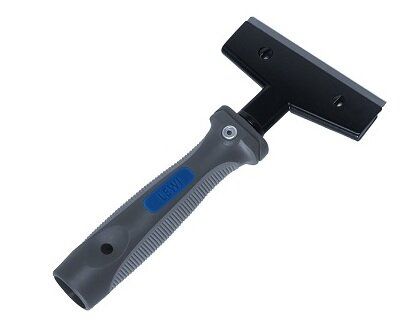 Spaclu metalic profesional 10 cm, cu maner, albastru