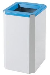 Cos de gunoi sortare selectiva deseuri 32,8 litri, metalic